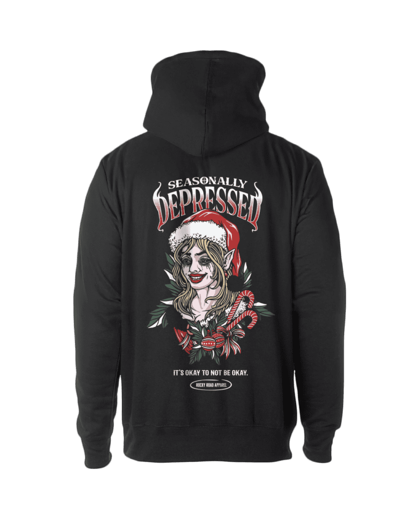 Seasonally Depressed Hoodie - Rocky Road Apparel